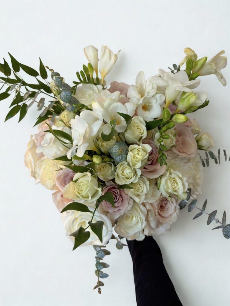 Pink and White Bouquet – Romantic Floral Gift - Petal & Bulb